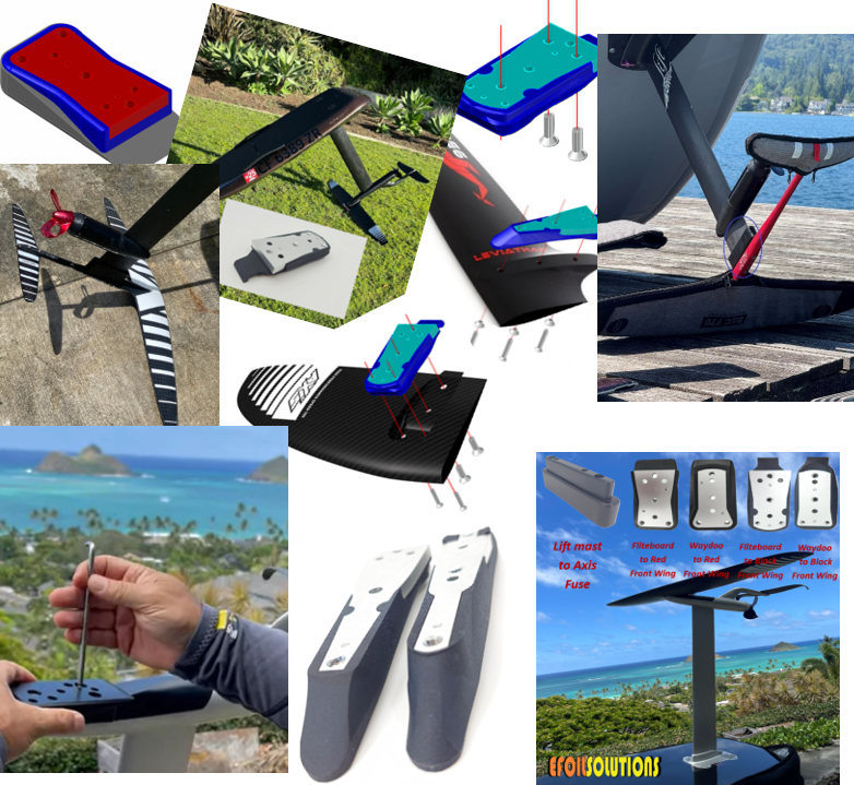 Efoil Front Wing Adapters Collection